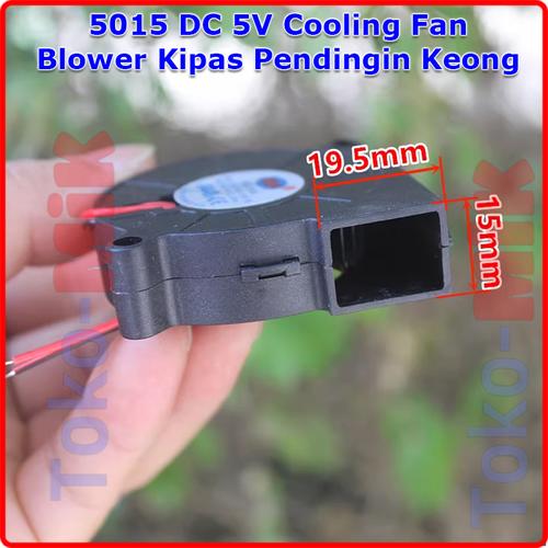 Jual 5015 5V DC Mini Blower Fan Kipas Pendingin Keong Brushless Cooling ...