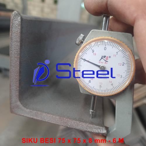 Jual Besi SIKU 75 x 75 x 6mm 7mm 8mm - 6 M - 75X75X8mm - Jakarta Barat ...