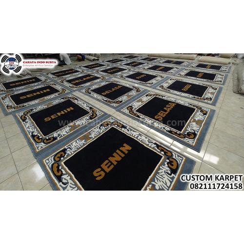 Jual KARPET LIFT CUSTOM NAMA HARI DAN BORDER | CUSTOM WARNA & UKURAN ...