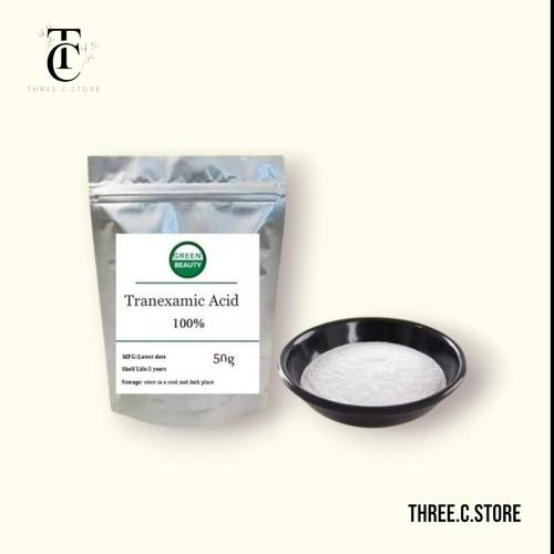 Jual Asam Traneksamat bubuk / Tranexamic acid powder 40gr - 1000gr (1kg ...