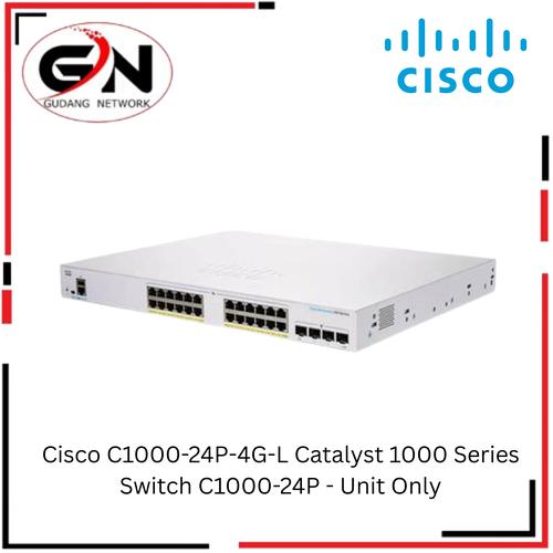 Jual Cisco C1000-24P-4G-L Catalyst 1000 Series Switch C1000-24P - Unit ...