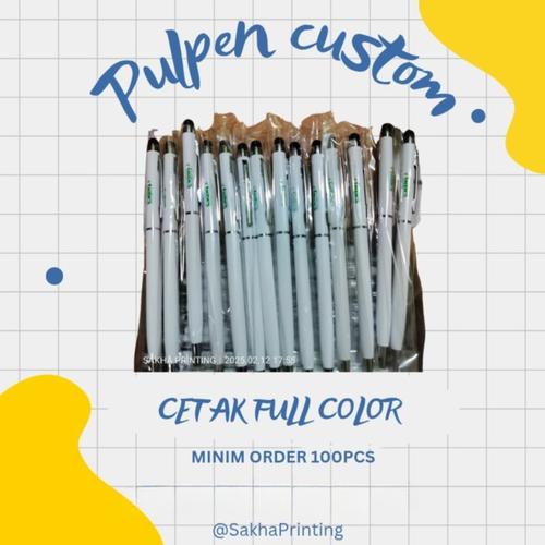 Jual Pulpen stylus metal custom cetak uv print/pulpen custom/pulpen ...