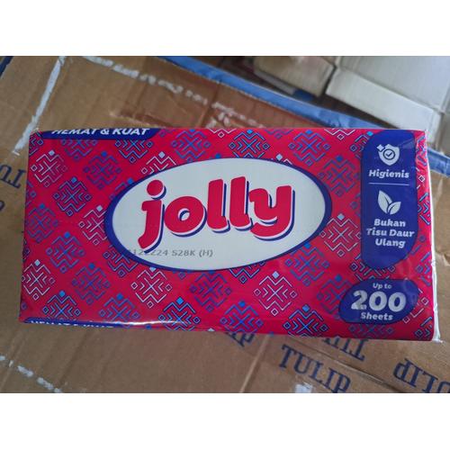 Jual Jolly Tissue Wajah Facial Tissue Tebal dan Higienis - 200 Lembar ...