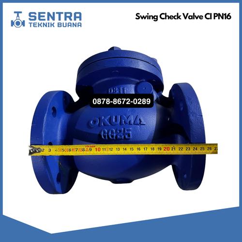 Jual 2" Swing Check Valve PN16 Cast Iron / Swing Check Valve CI PN16 ...
