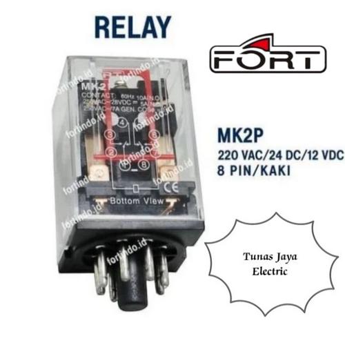 Jual Relay MK2P FORT 12V/24V/220V - 12V - Kota Surabaya - Tunas Jaya ...
