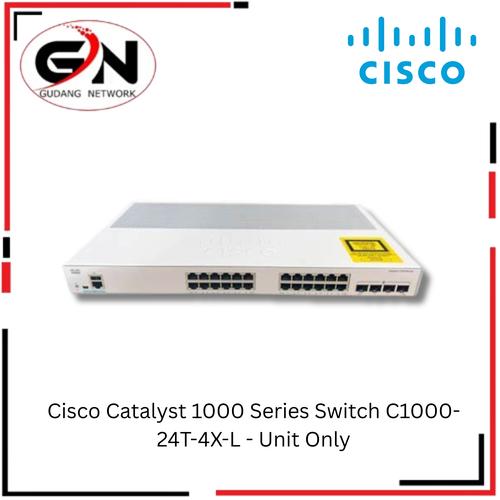 Jual Cisco Catalyst 1000 Series Switch C1000-24T-4X-L - Unit Only - Jakarta Pusat - Gudang ...