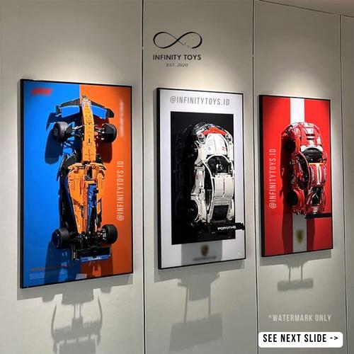 Promo Frame Display Bricks Bingkai Wallboard Dekorasi Dinding Kendaraan ...