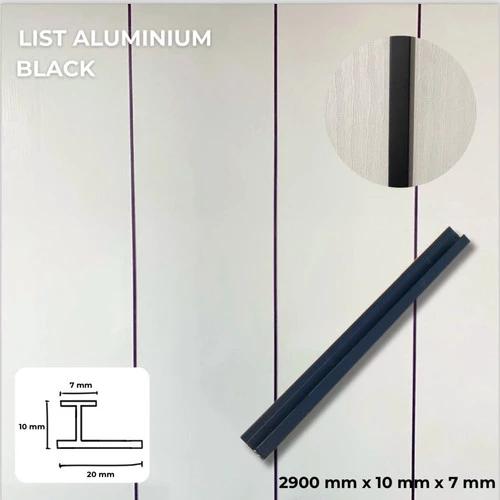Jual List Aluminium dinding 7 mm x 10 mm x 2900 mm - BLACK - Jakarta ...
