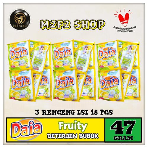 Jual Daia Fresh Lemon Detergent Bubuk Sabun Cuci Baju Sachet - 46 gr ...