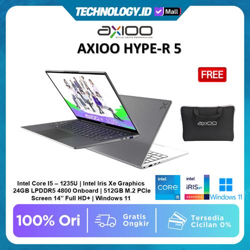 Promo Laptop Axioo Hype-R 5 Oled Intel Core i5 1235U Ram 24GB 512GB Ssd ...