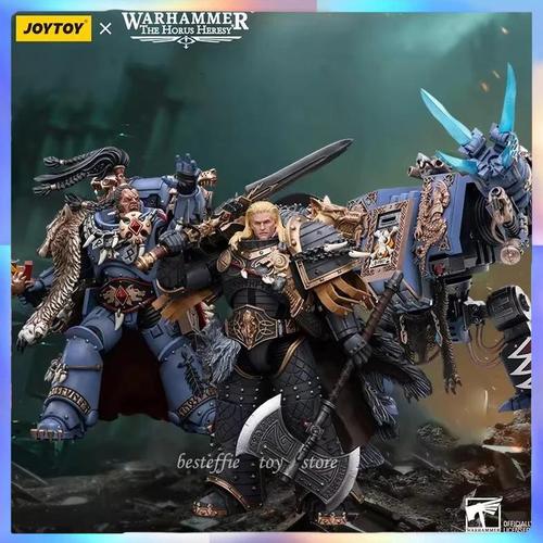 Jual Joy Toy Warhammer 40K 18cm Space Wolves Leman Russ Primarch of the ...