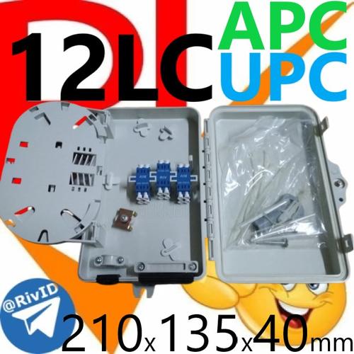 Jual ODP 12 core LC Lengkap Adapter Pigtail FAT 12c 12core Fiber Optic ...
