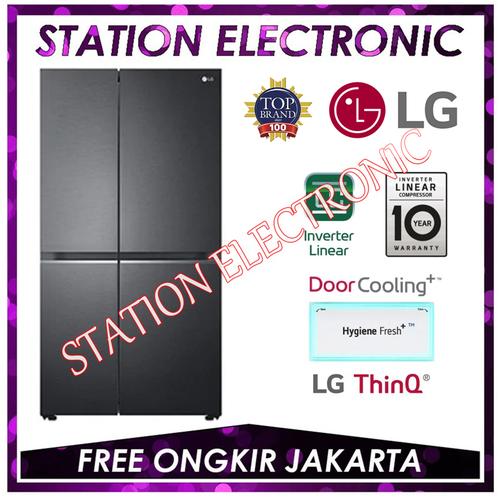 Promo Kulkas Side By Side LG GCB257SQZL Smart Iverter Cicil 0% 3x - Jakarta Utara - station ...