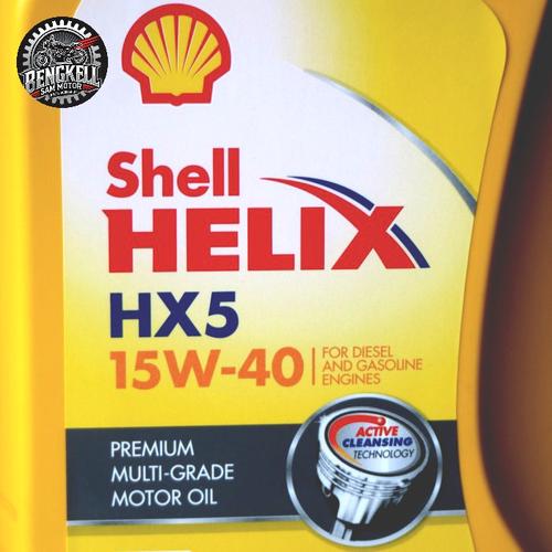 Jual Shell HELIX HX5 15W-40 PREMIUM MULTI-GRADE MOTOR OIL 1 LITER - Kab ...