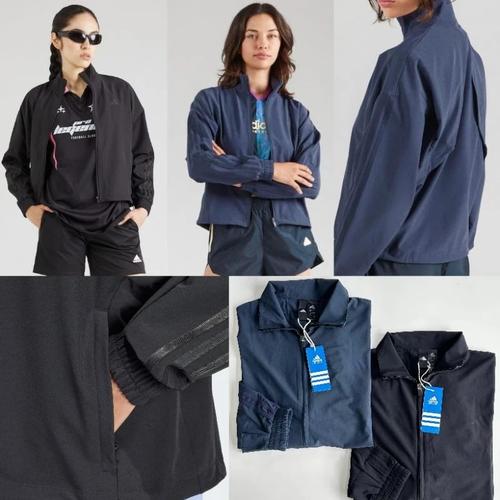 Jual Jaket Wanita Original Three Stripe Woven Logo Women Jacket - AD ...