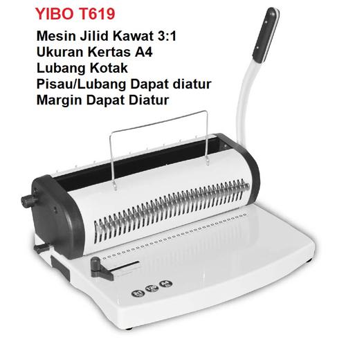 Jual Mesin Jilid (Binding Machine) Yibo T619 (Wire Binding) - Jakarta ...