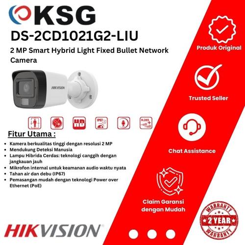 Jual DS-2CD1021G2-LIU Hikvision 2MP Smart Hybrid Audio IP Camera Outdoor - Kota Tangerang - KSG ...