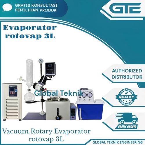 Jual Lab Vacuum Rotary Evaporator rotovap 3L with chiller and pump ...