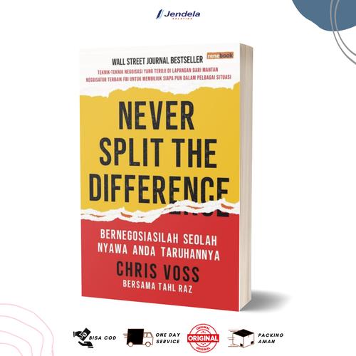 Jual Buku Never Split The Difference by Chris Voss Bersama Tahl Raz ...