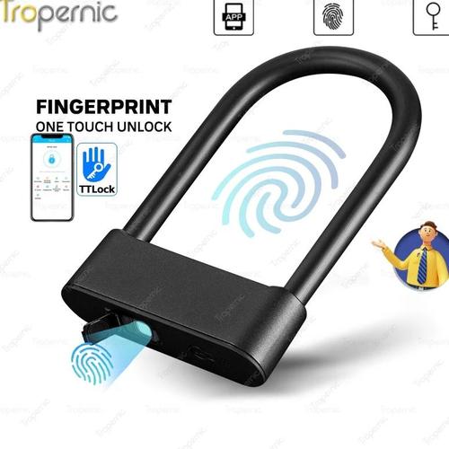Jual Ttlock Aplikasi Tahan Air Bluetooth Buka Kunci Sidik Jari Anti ...
