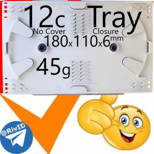 Jual Splice Tray 12 24 Core Kaset 24c FO Closure OTB Cassette Fiber ...