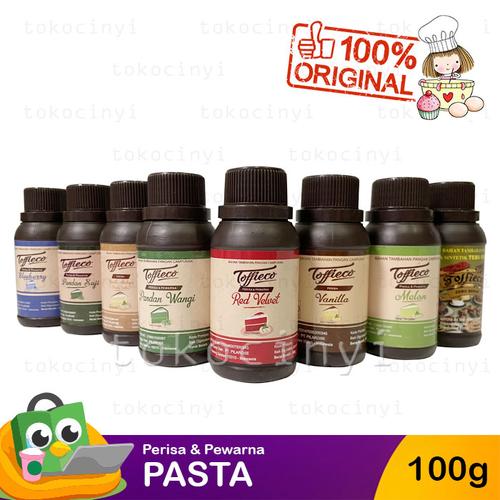 Jual Toffieco PASTA 100 gr Perisa Pewarna aneka rasa Vanilla Butter ...