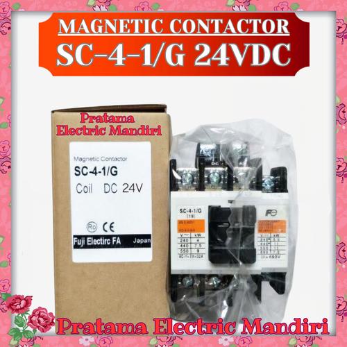 Jual MAGNETIC CONTACTOR KONTAKTOR SC-4-1/G 24VDC FUJI ELECTRIC - 1NO ...