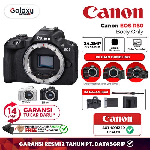 Promo Canon EOS R50 Body Only Kamera Mirrorless Canon Garansi Resmi ...