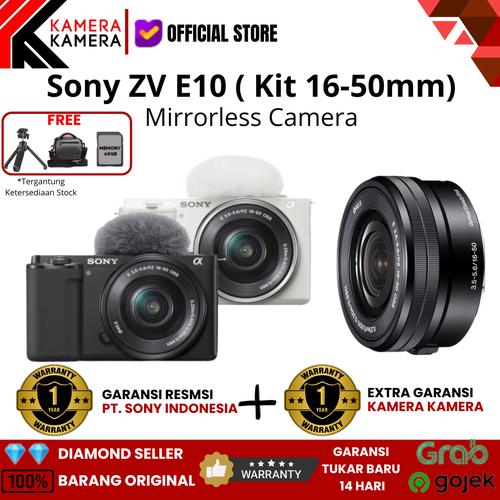 Promo Sony ZV E10 Sony ZVE10 Mirrorless Camera Kit 16-50mm - Garansi ...