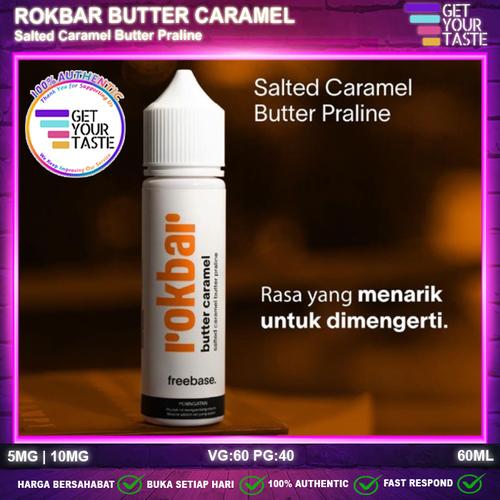 Jual Liquid ROKBAR Butter Caramel 60ML Freebase by Rokbar Co - 5MG 60ML ...