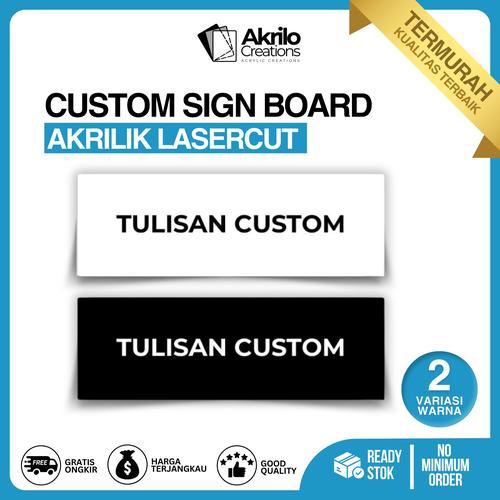 Jual Antero Custom Sign Board Nama Ruangan Akrilik Papan Nama Ruang ...