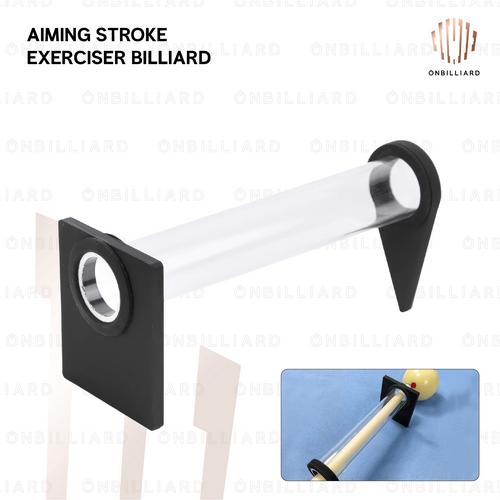Jual Aiming Stroke Exerciser Billiard Cue Adjustable Altitude Training ...