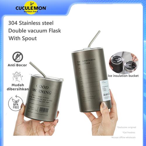 Jual Cuculemon Tumbler Ice Americano 350ml & 600ml | Coffee Mug | Vacuum Flask Stainless Steel ...