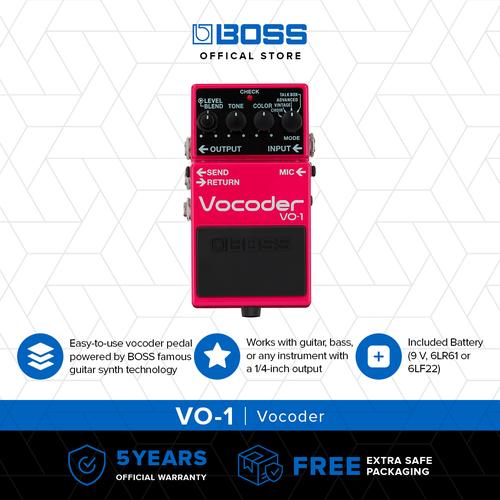 Promo BOSS VO-1 Vocoder Pedal Efek Stompbox Cicil 0% 3x - Kota ...