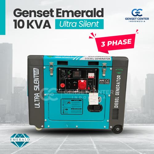 Jual Genset Portable Emerald 10kva – 7500 watt 3 phase – Genset Silent ...