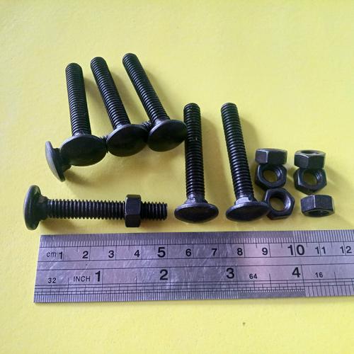 Jual BAUT MUR CB 3/8 x 2 " INCHI / BAUT M10 PANJANG 5CM / BAUD CB HITAM ...