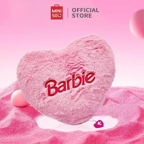 Promo Miniso X Barbie Selimut Lipat Warna Merah Muda Selimut Praktis ...