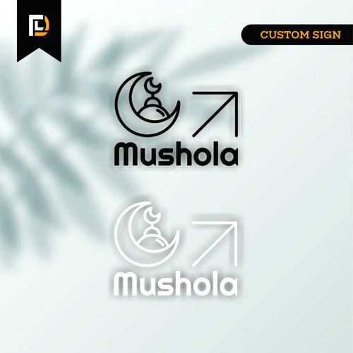 Jual Sign Board Akrilik Mushola Modern Design Acrylic Signage UV ...