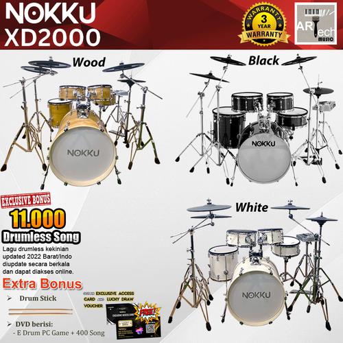 Jual Drum Elektrik NOKKU XD2000 Standard / XD 2000 / X D2000/ XD-2000 EDrum - Black - Kota ...