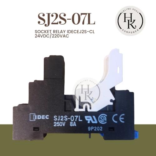 Jual SJ2S-07L IDEC socket relay 8pin for relay RJ2S-CL / G2R-2-SN ...