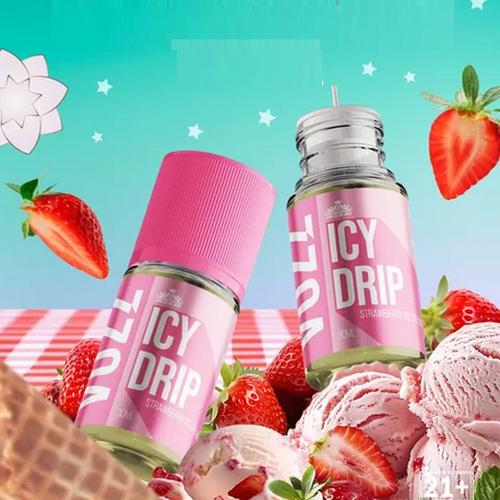 Jual Vozz Icy Drip Strawberry Ice Cream Salt Nic 30ML 15MG by Jozojo ...