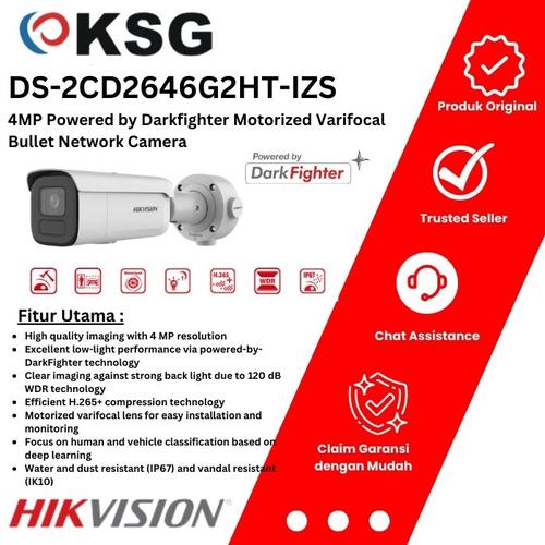Jual DS-2CD2646G2HT-IZS 4MP Powered by Darkfighter Motorized Varifocal Bullet Network Camera ...
