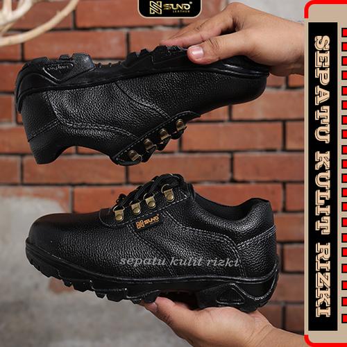 Jual Sepatu Septi Kulit Asli Sepatu Safety Pria ujung Besi Sepatu ...