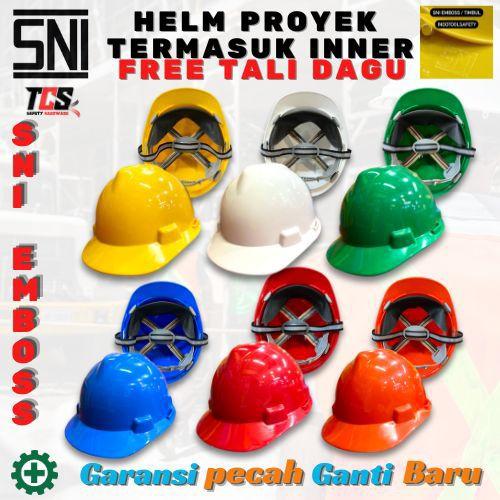 Jual GARANSI PECAH HELM PROYEK SNI V GUARD FREE TALI DAGU DAN STICKER ...