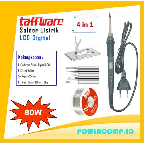 Jual Solder 80 Watt! Taffware Soldering Kit 80W 220V Welding Kit with ...