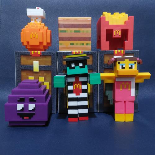 Jual MINECRAFT Movie mcdonald's figure SELECTED / SET happy meal toys ...