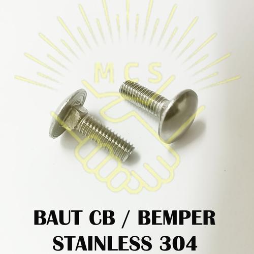 Jual Baut CB M8 X 60MM Stainless 304 / Baut BEMPER SUS304 - Jakarta ...