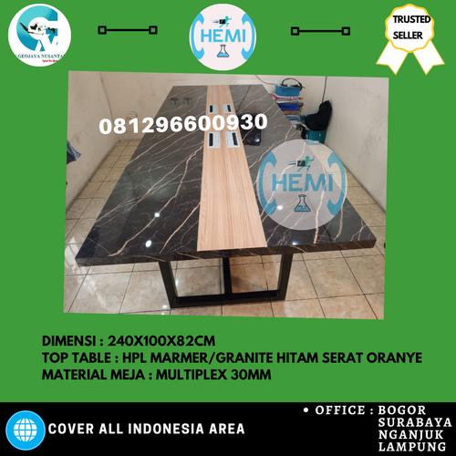 Jual 240x100 Meja Meeting Meja Rapat Meja Kerja Meja Pertemuan Kantor ...