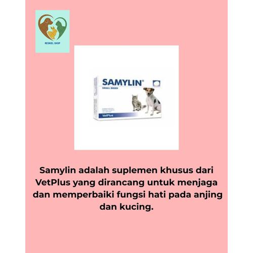 Jual SAMYLIN SMALL BREED SUPLEMEN HATI UNTUK KUCING/ANJING RAS KECIL ...