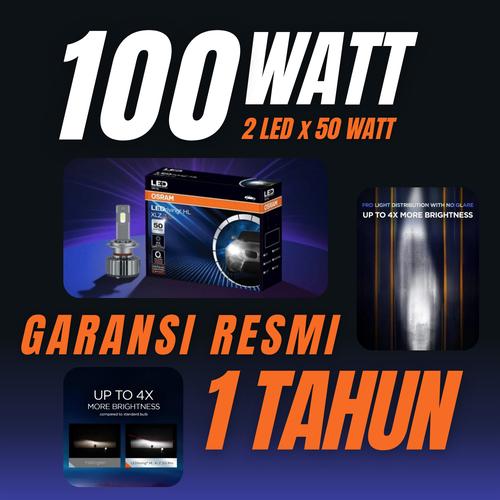 Jual Lampu LED Putih OSRAM LEDriving HL XLZ 3.0 50W 6000K H1 H4 H7 H8 H11 H16 HB3 HB4 HIR2 ...